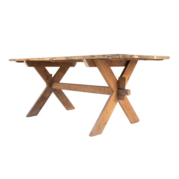 #343 Trestle Table in Pine – liefgallery